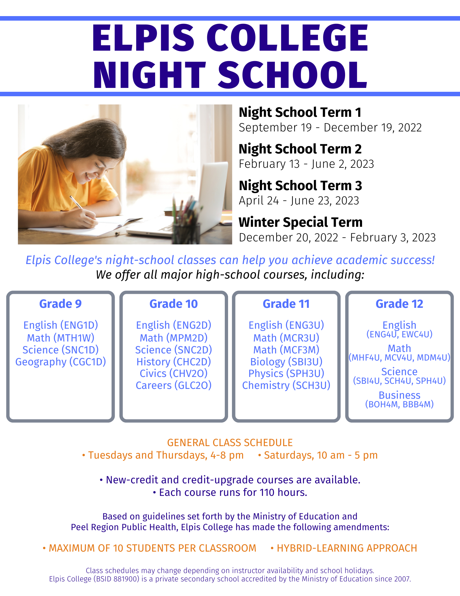 Night School - Elpis College